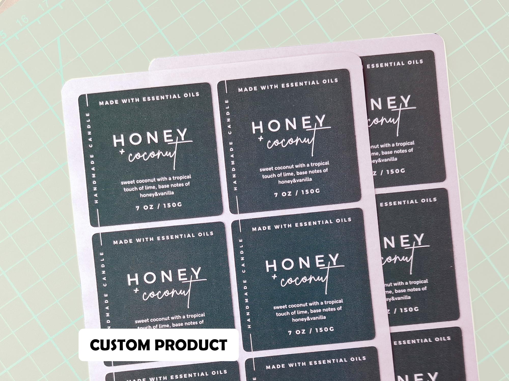 Custom Square Labels square Labels for Small Businesses Square Logo ...