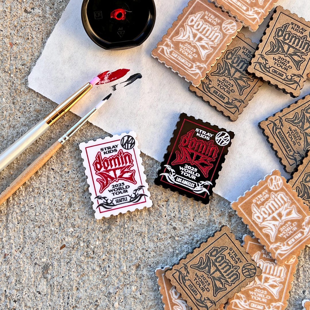 SKZ Dominate Acrylic Tour Pins - Etsy