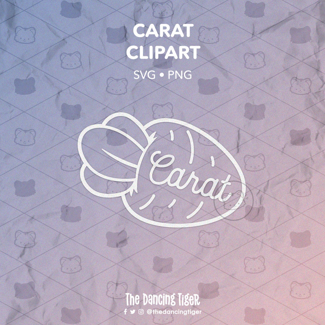 SVT Carat Clipart SVG PNG - Etsy