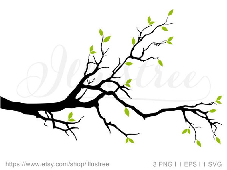 Tree branch SVG file for family tree wedding tree | Etsy