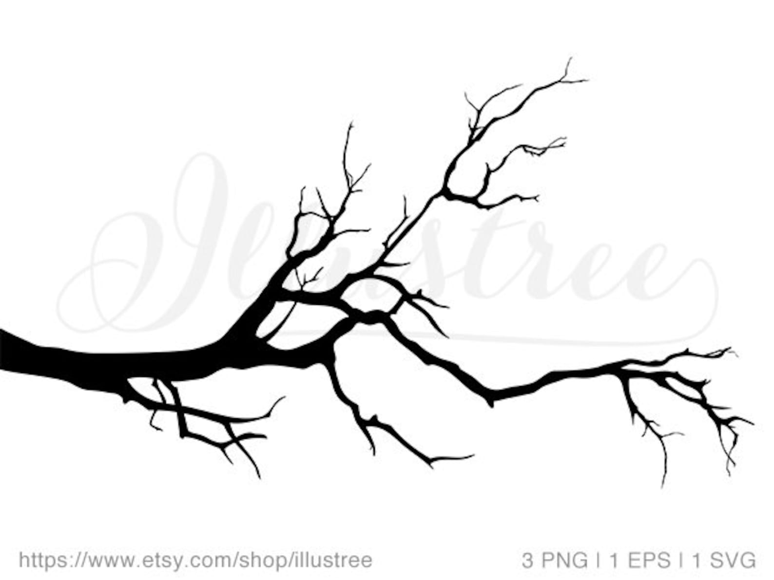 Tree branch SVG file for family tree wedding tree | Etsy