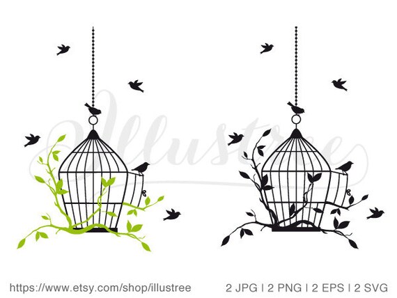 Open Bird Cage Png