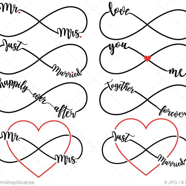 Mr. and Mrs. Infinity Svg - Etsy