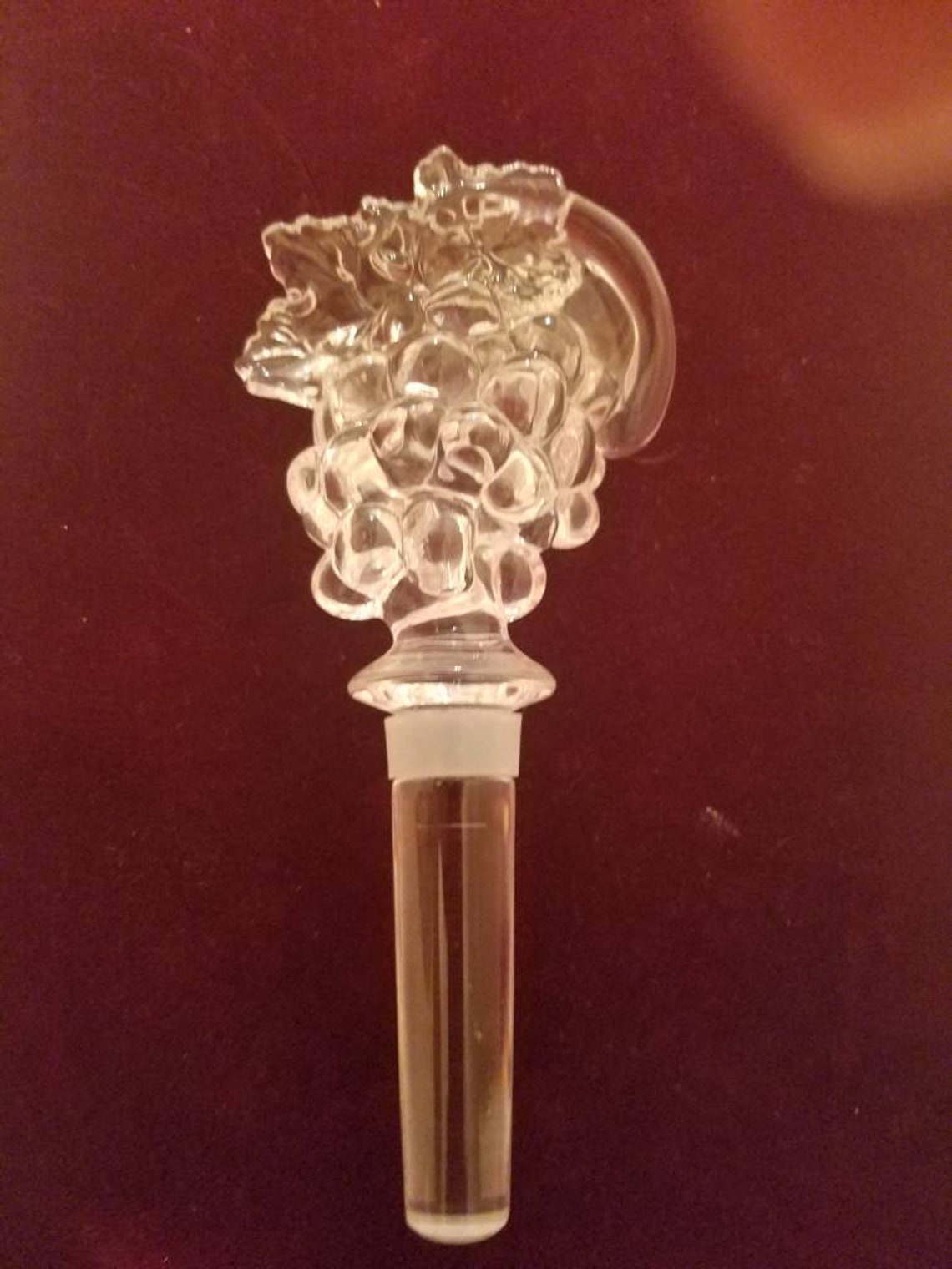 Mikasa Lead Crystal Bottle Stopper Vintage Decanter Wine | Etsy