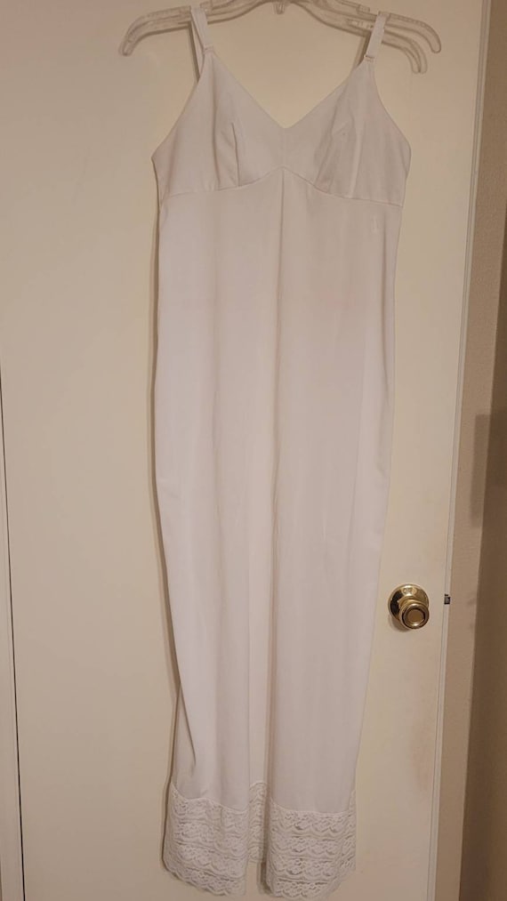 Vintage white full slip - Gem