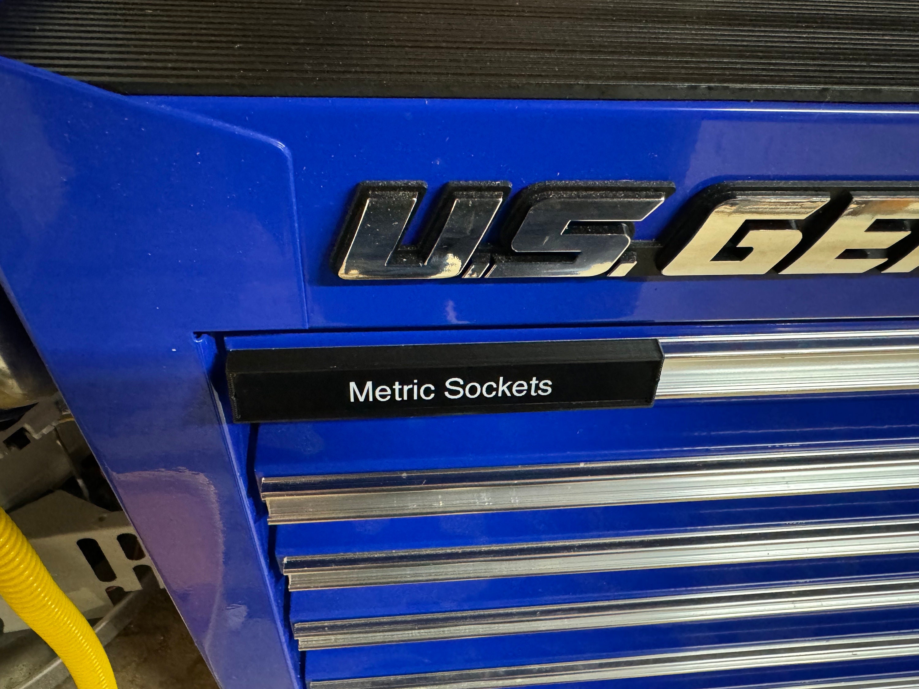 Drawer Label Holder Placards for Harbor Freight US General Toolbox (10 ...