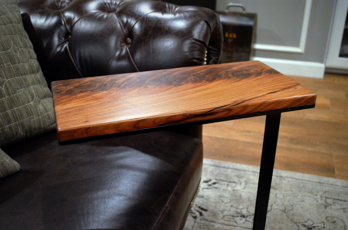 Customizable C Table in Steel and Fine Hardwoods - Etsy