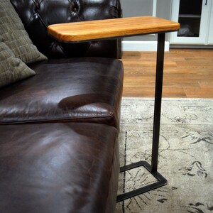 Customizable C Table in Steel and Fine Hardwoods - Etsy