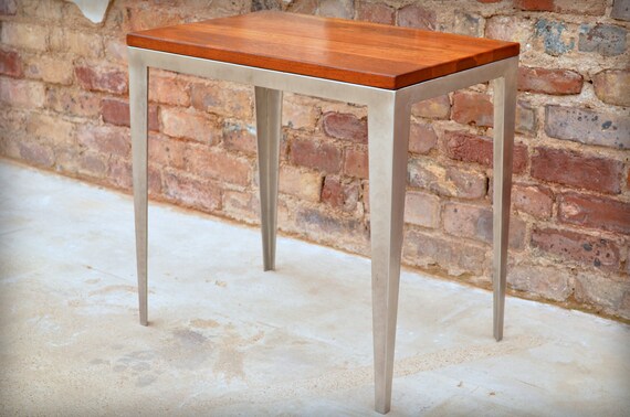 Texas Tree Top Steel and Wood Side Table | Etsy