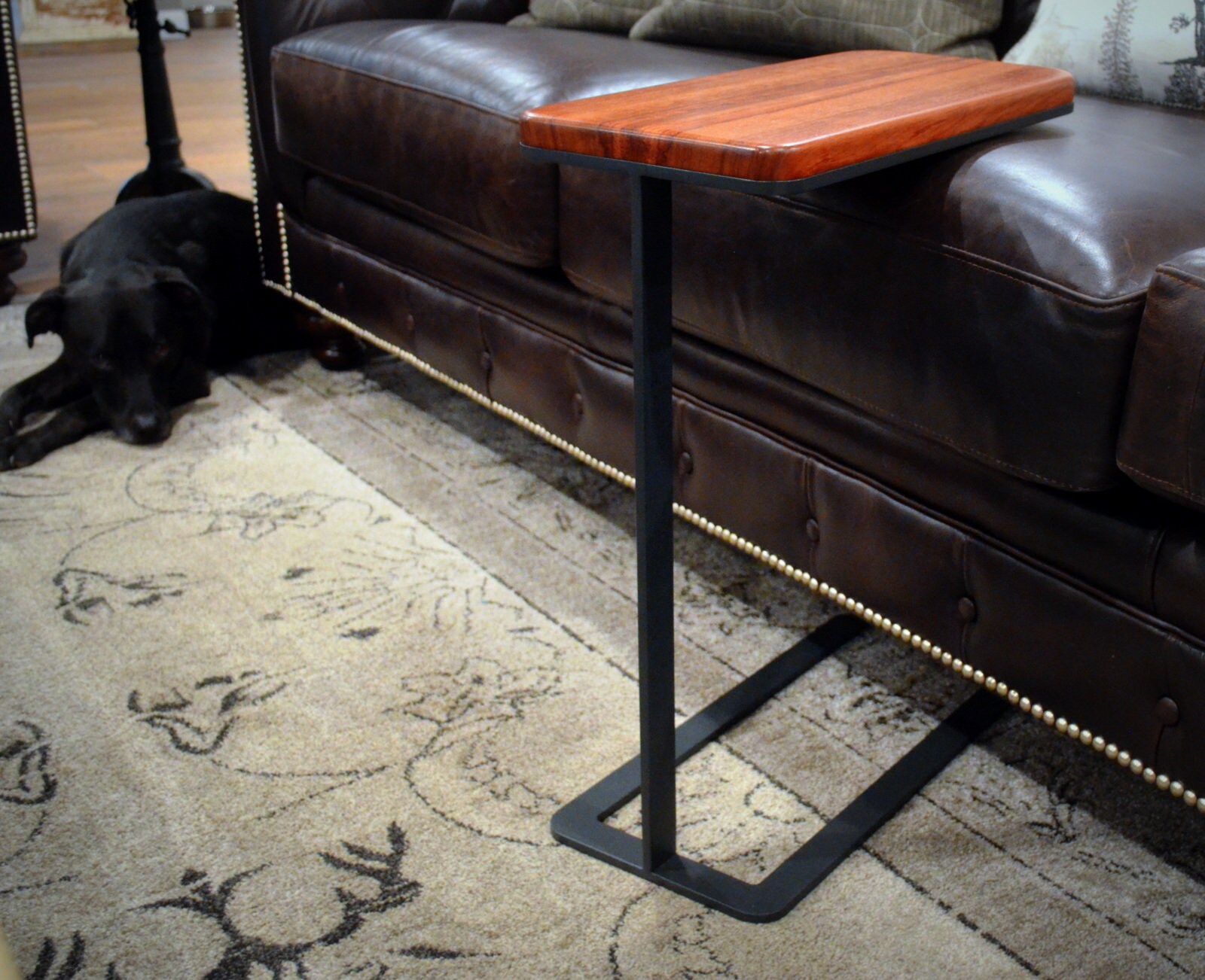 Customizable C Table in Steel and Fine Hardwoods - Etsy