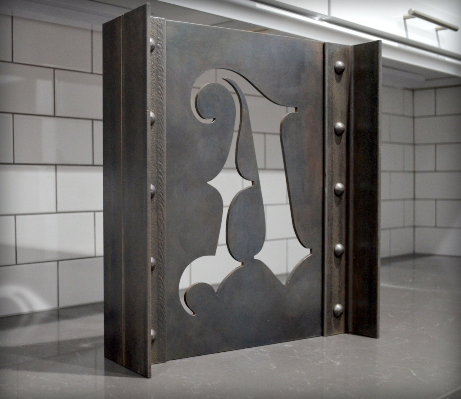 Personalized Industrial Steel I-beam Monogram Display - Etsy