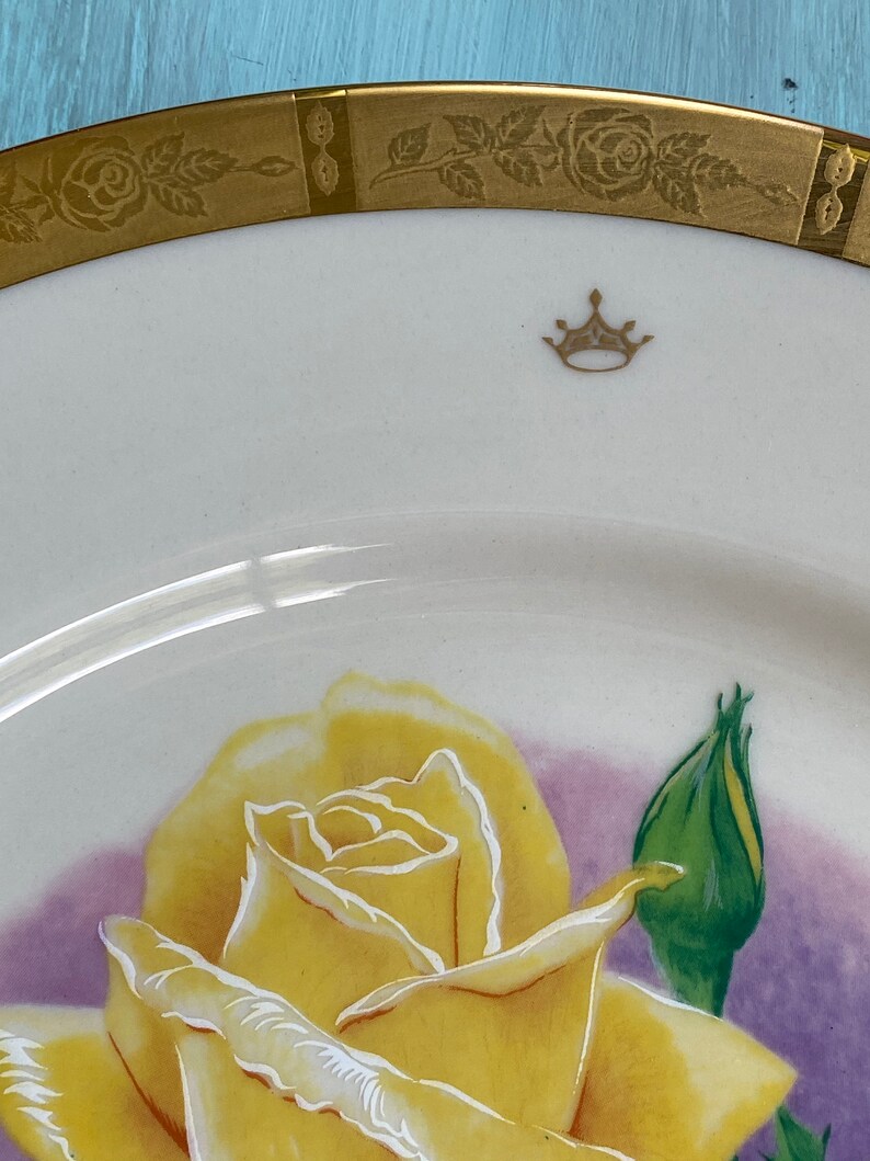 Vtg Rose Collector's Plate All American Rose Selections | Etsy
