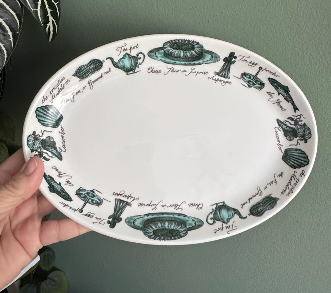 Vtg Portmeirion Platter, Victorian Cook's Collection, 1996 - Etsy