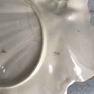 Blue Ridge Southern Pottery Verna Handled Leaf Shaped Dish With Victory ...