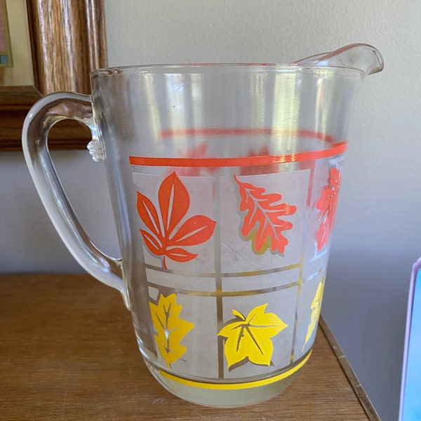 Small Glass Pitcher - Etsy