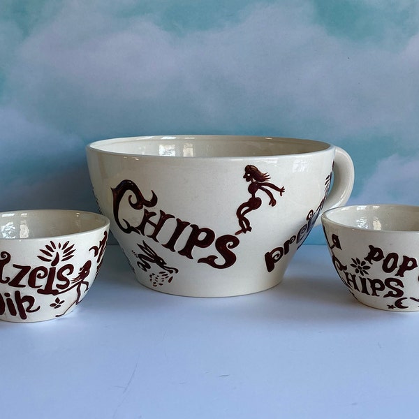 Ceramic Snack Bowls - Etsy