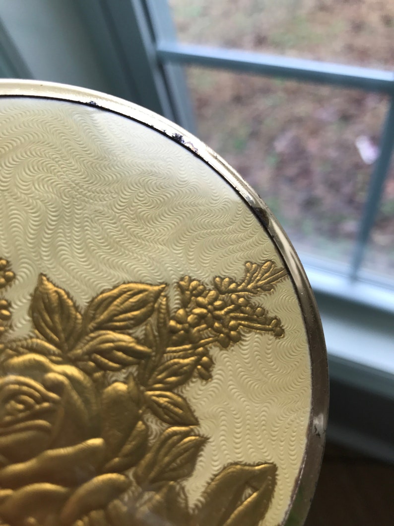 Vtg Glass Powder Puff Jar Vanity Jar Clear Ribbed Glass | Etsy