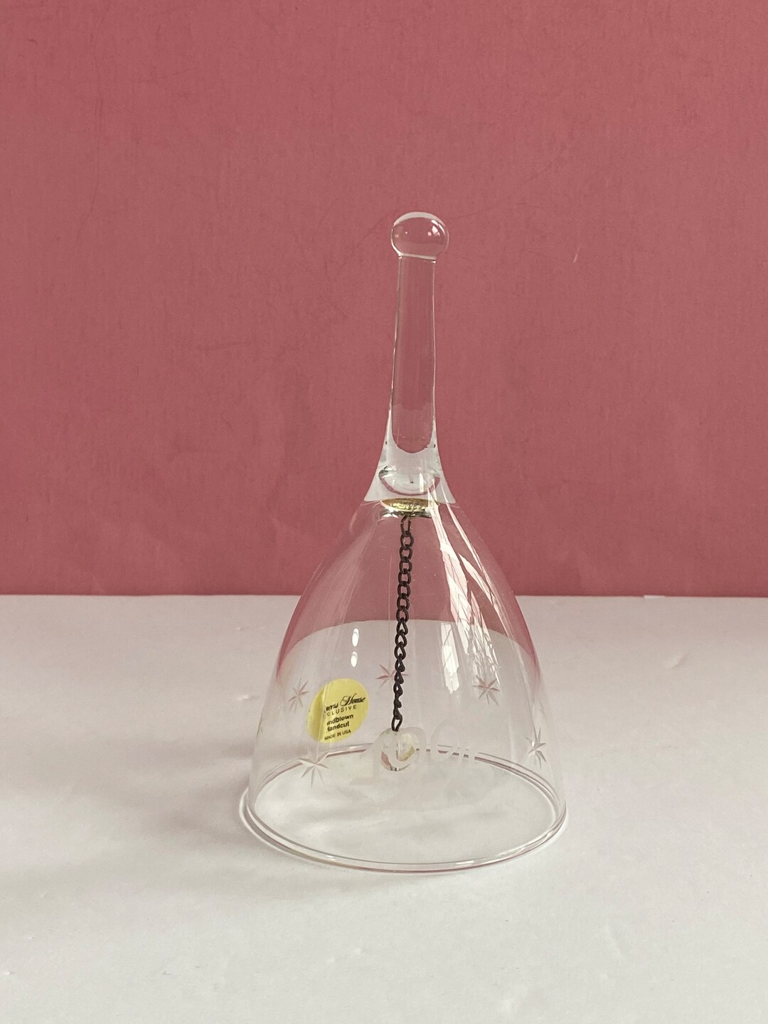 Vtg Princess House Crystal Bell Exclusive Handblown Handcut Made in USA ...