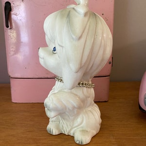Vtg Ceramic Maltese Bank by Lego Japan Vintage Mid Century, Mod Shaggy ...