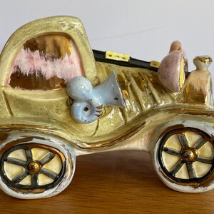 Vtg Relpo Old Fashioned Car Planter, Ceramic Car Old Jalopy Pastel ...