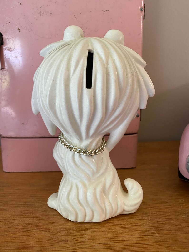 Vtg Ceramic Maltese Bank by Lego Japan Vintage Mid Century - Etsy