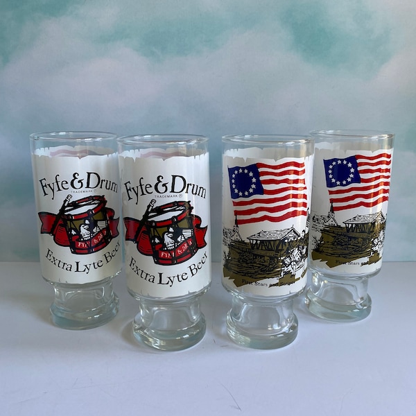 Patriotic Glassware - Etsy