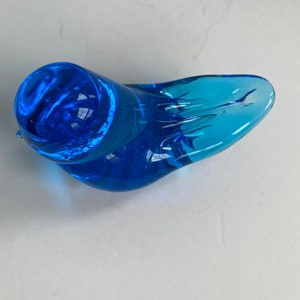 Vtg Ron Ray 1992 Blue Bird of Happiness, Glass Blue Bird, Art Glass ...