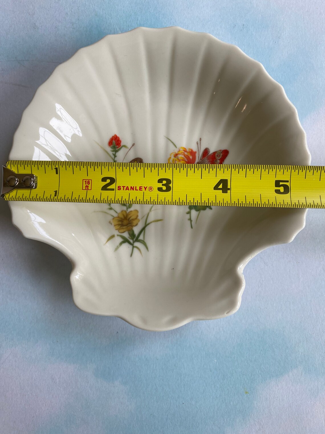Vtg Takahashi Shell Butterfly Trinket Dish Jewelry Dish - Etsy