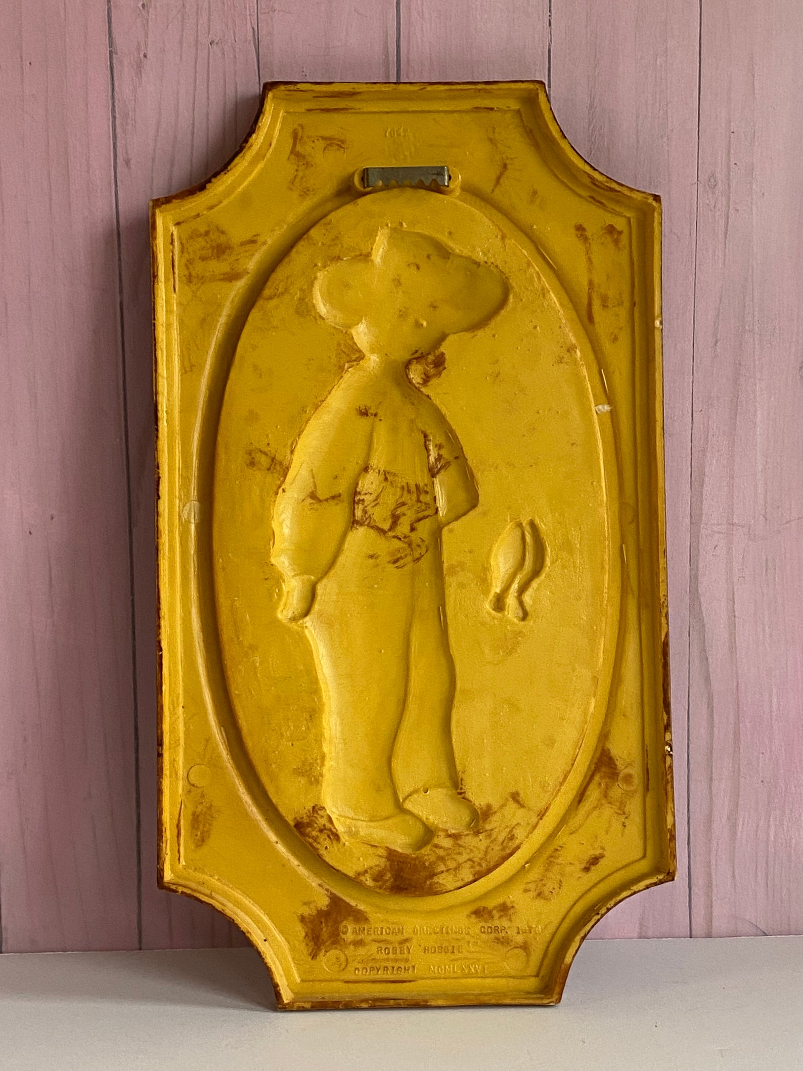 Vtg Hollie Hobby Robby Hobbie Wall Plaque 1976 American | Etsy