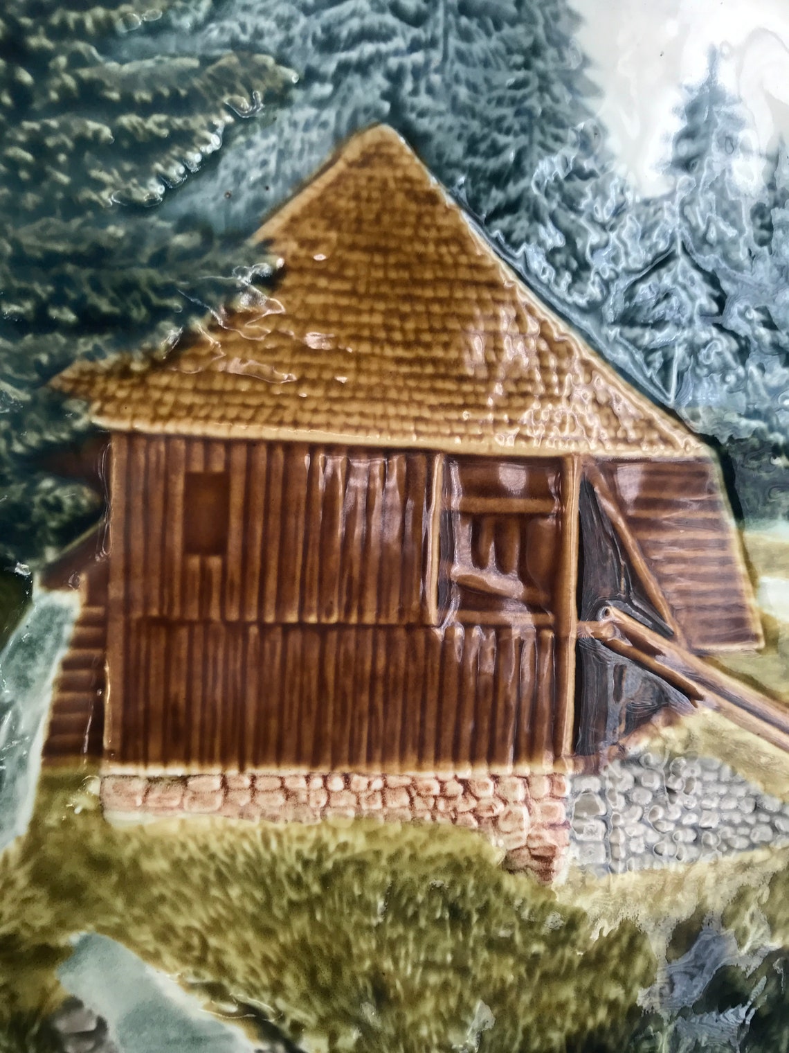 Vintage German Collector Plate Landscape Plate in Raised | Etsy