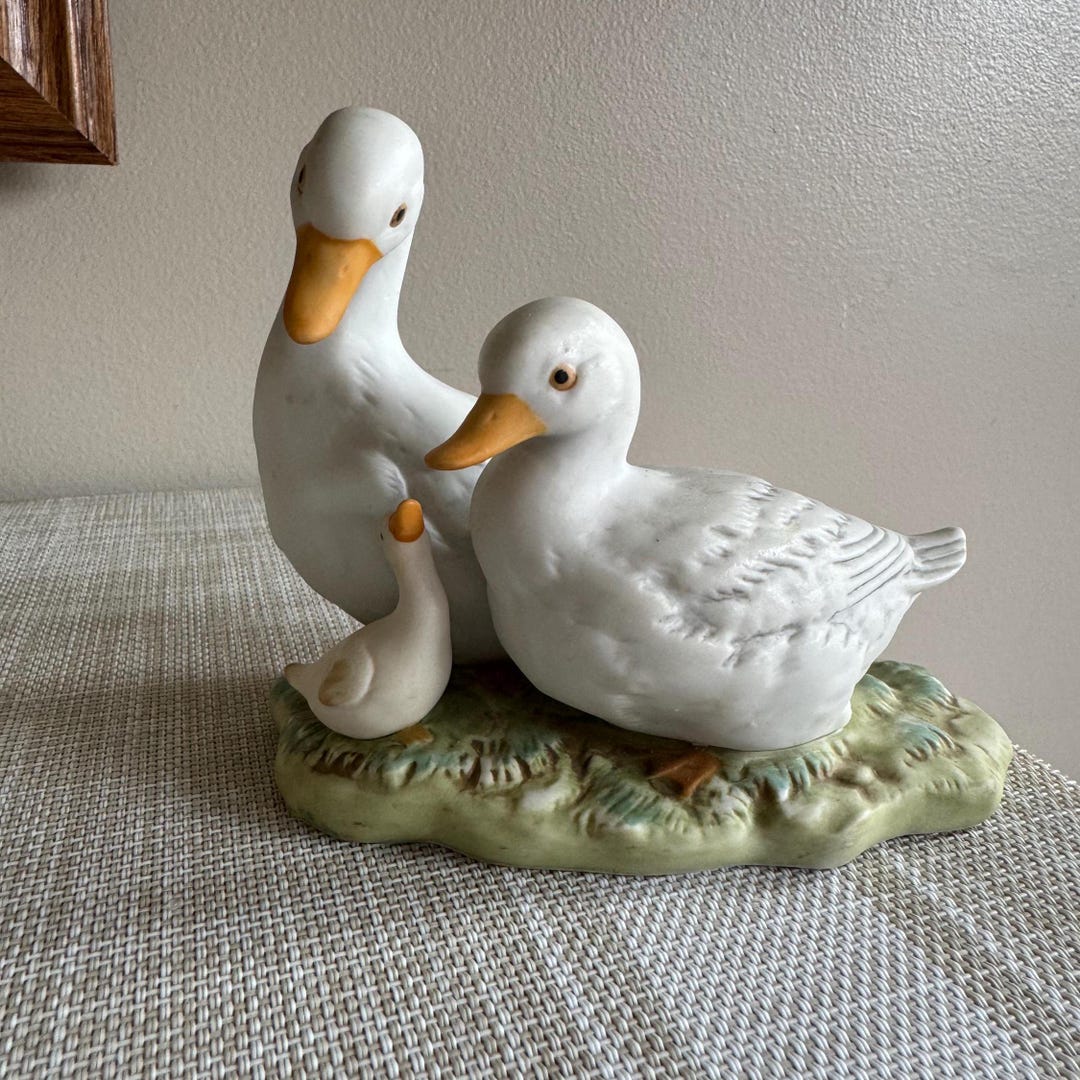 Vtg Homco Duck Figure No. 1425, Ceramic Ducks Family Figurine - Etsy