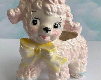 Ceramic Poodle Planter - Etsy
