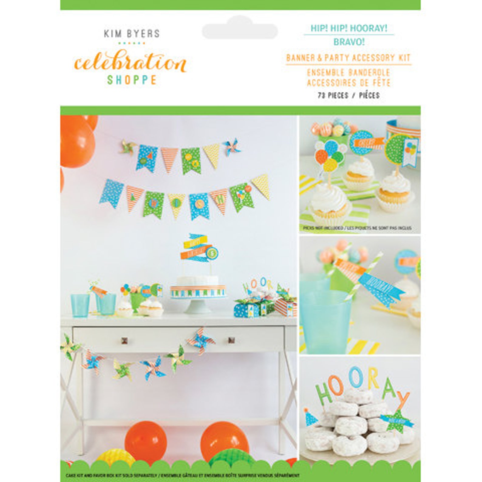 Hip Hip Hooray Celebration Banner and Party Accessory Kit - Etsy