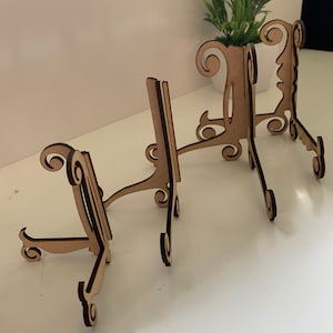 DIGITAL Picture Stands, Plate Stand, Plaque Stand, Svg, Dxf, Cut File ...