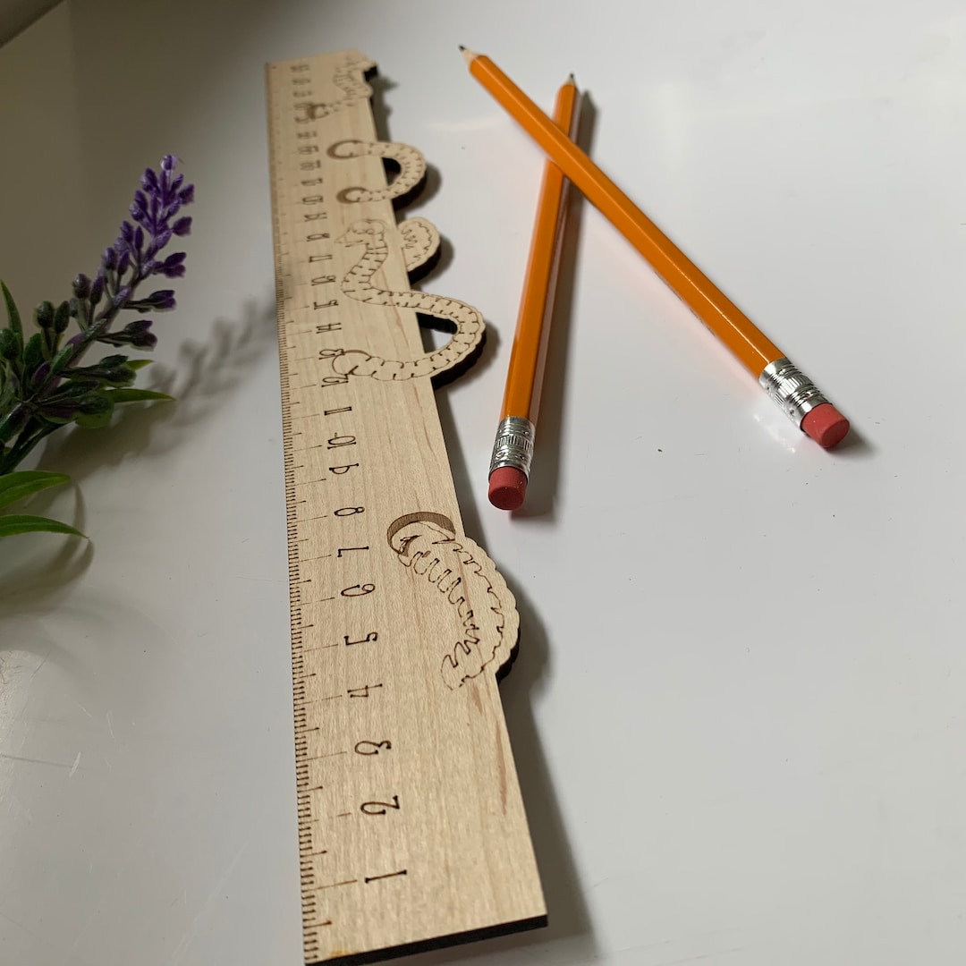 Digital File Gift for Teacher, Thank You Gift, Worm Ruler, Ruler ...