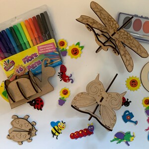 DIGITAL DIY Bug Box Set, 3D Insects, Bug Box, SVG, Dxf, Insects, Craft ...