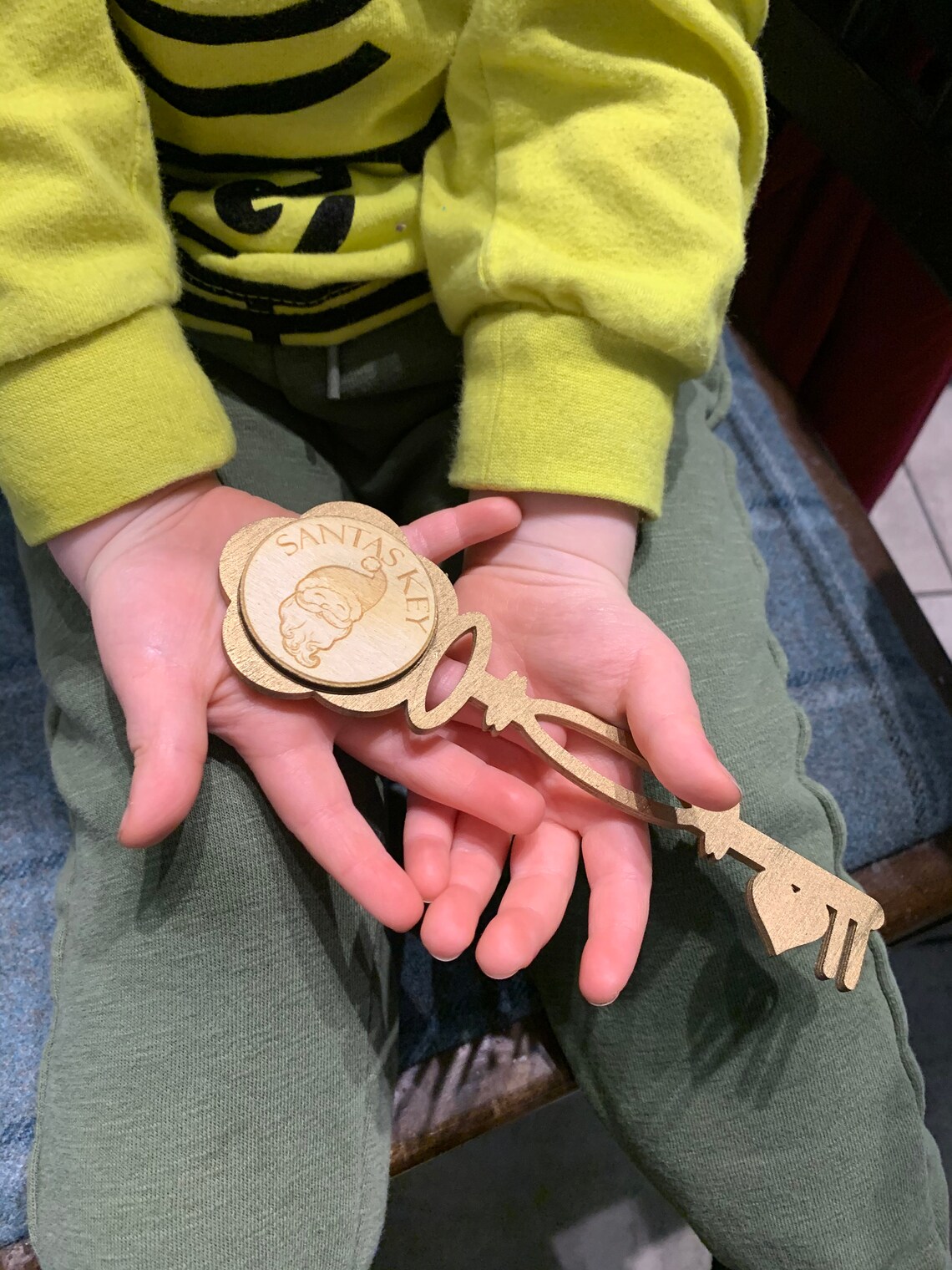 DIGITAL Santas key SVG/DXF cut and etch file secret key | Etsy