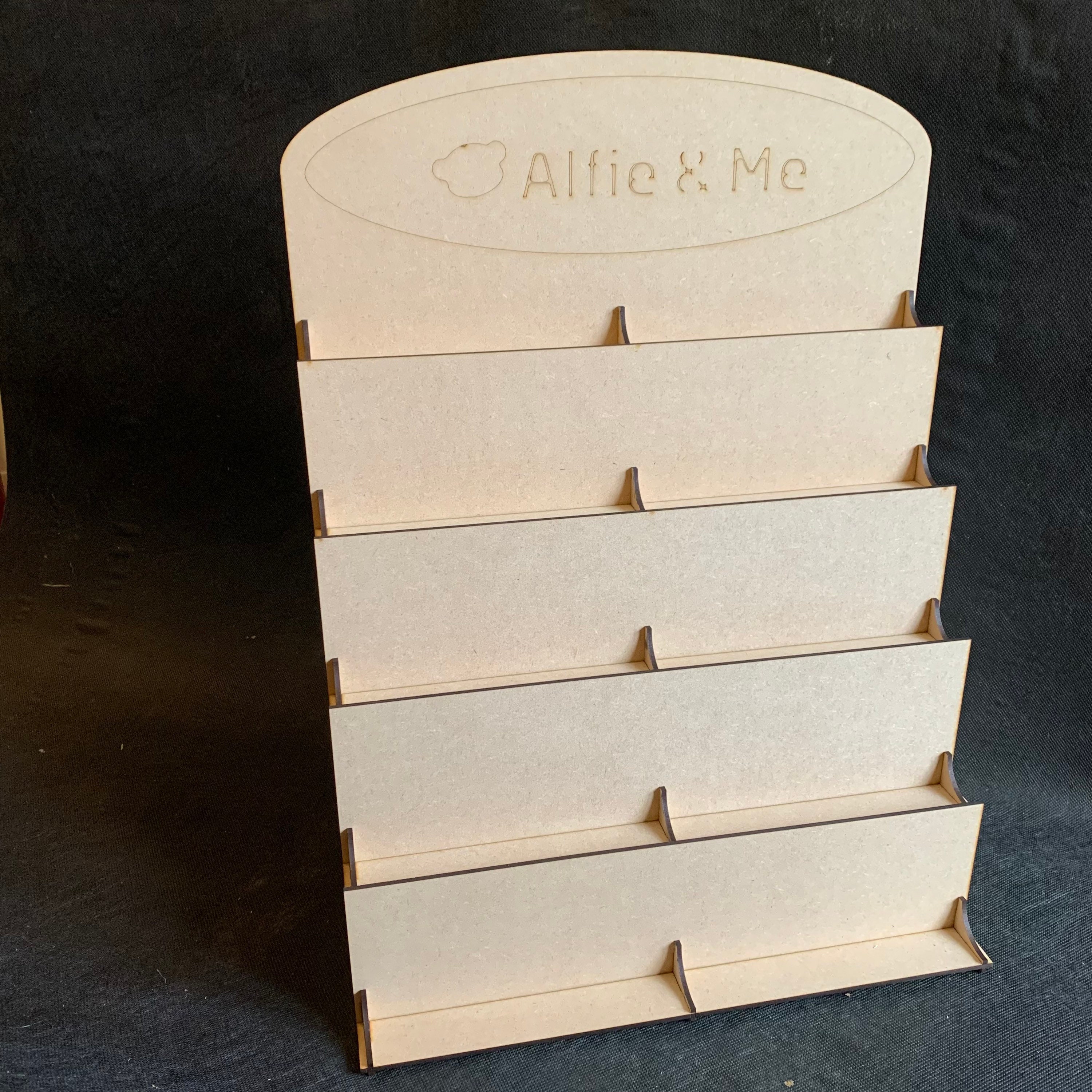 Digital 15 Inch Wide Display Stand, Table Top Stand, Tiered Shelves ...