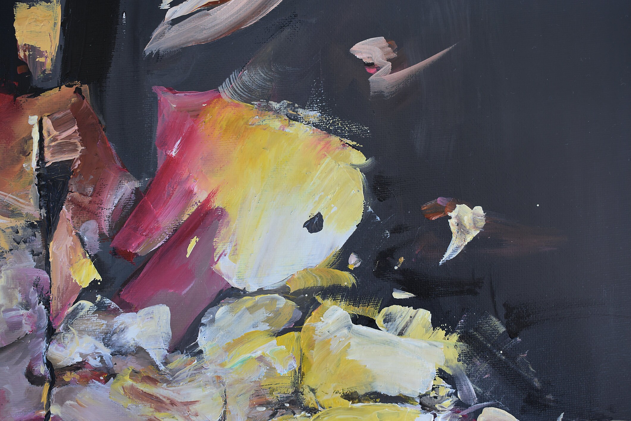 Broken Portrait Original Oil Painting, Contemporary Portrait, Abstract ...