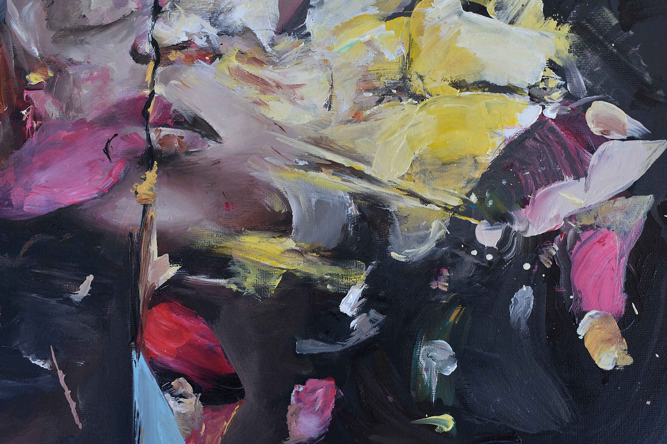 Broken Portrait Original Oil Painting, Contemporary Portrait, Abstract ...