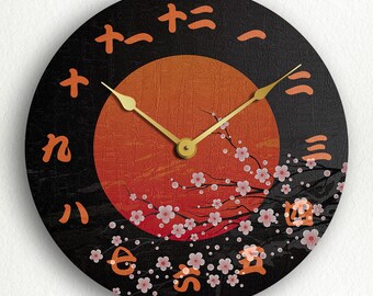 Japanese clock | Etsy