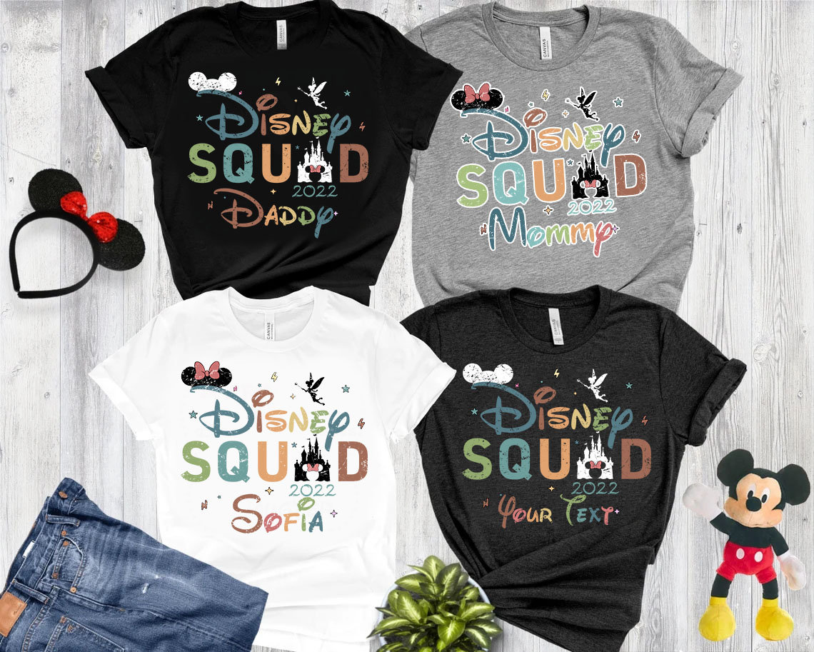 Disney Squad Shirts, Disney Vintage Shirt, Disney Matching Shirt ...