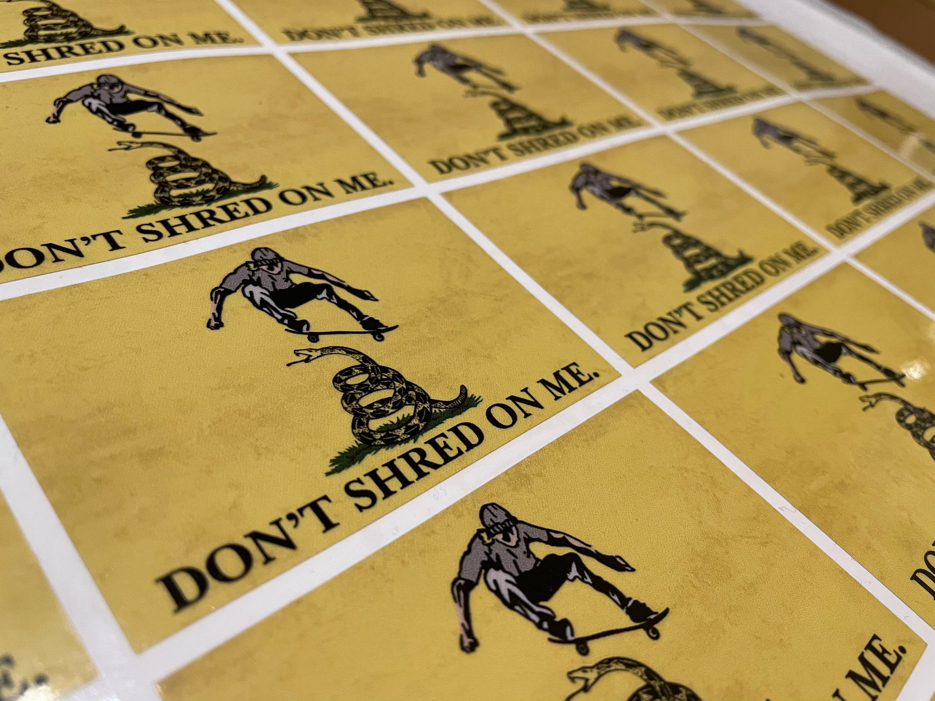 Dont Shred on Me 3.5 Vinyl Sticker - Etsy Hong Kong