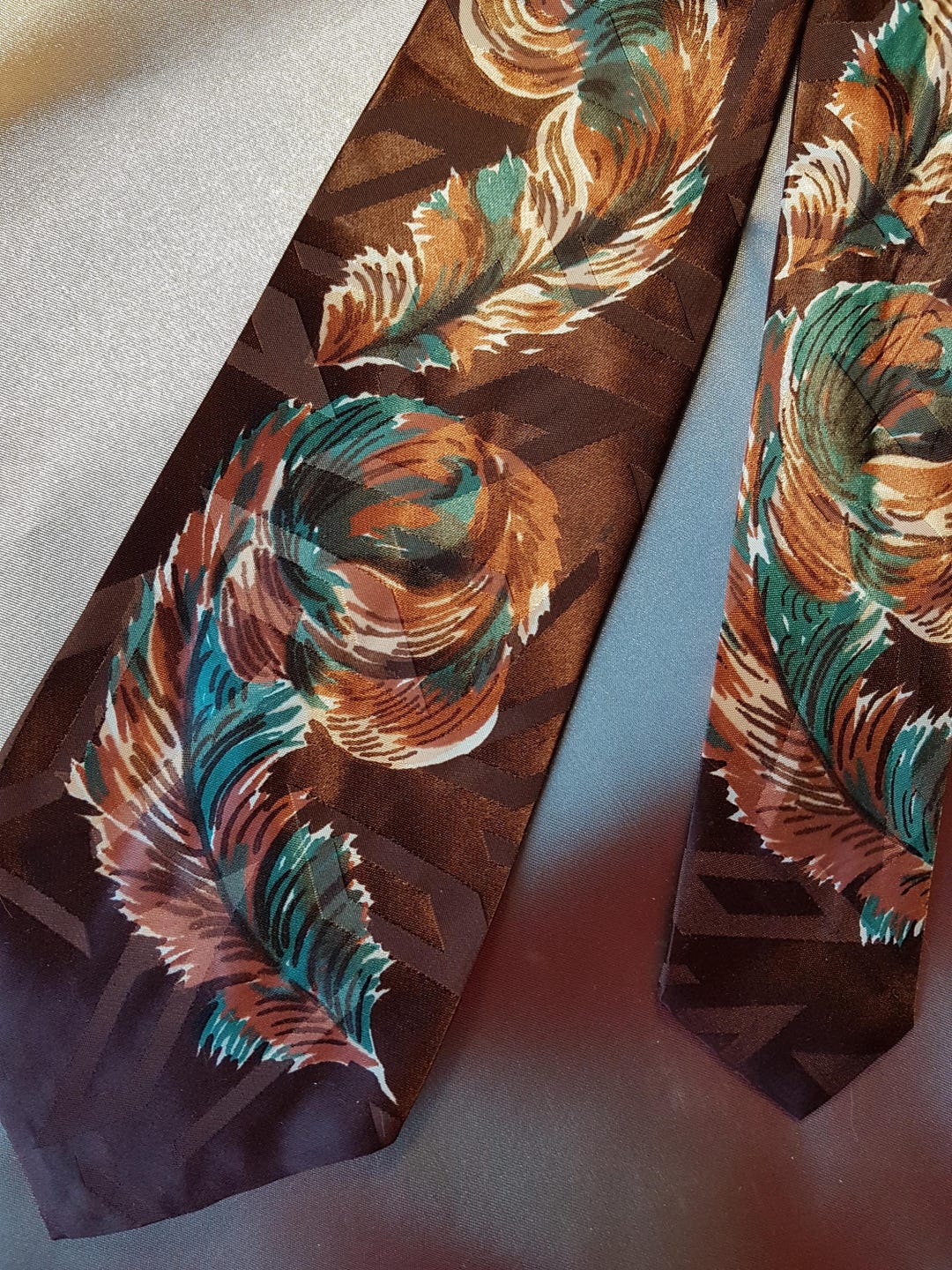 FABULOUS 1940s Mens Tie, Satin Swing Necktie, Modernaire Fashion by ...