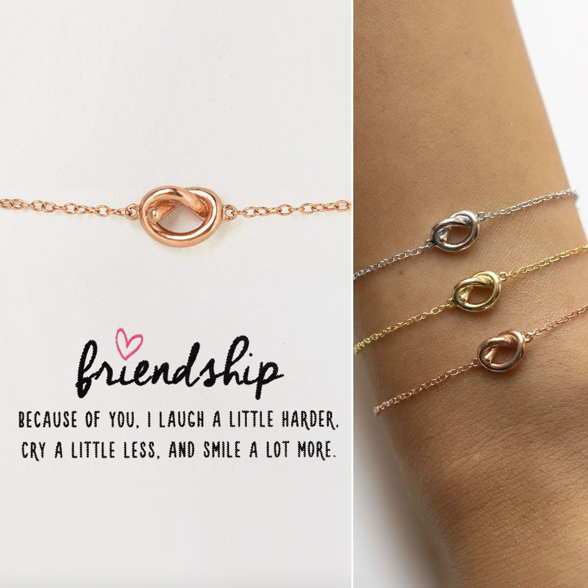 Best Friend Gifts Friendship Bracelet Friend Gift Knot | Etsy