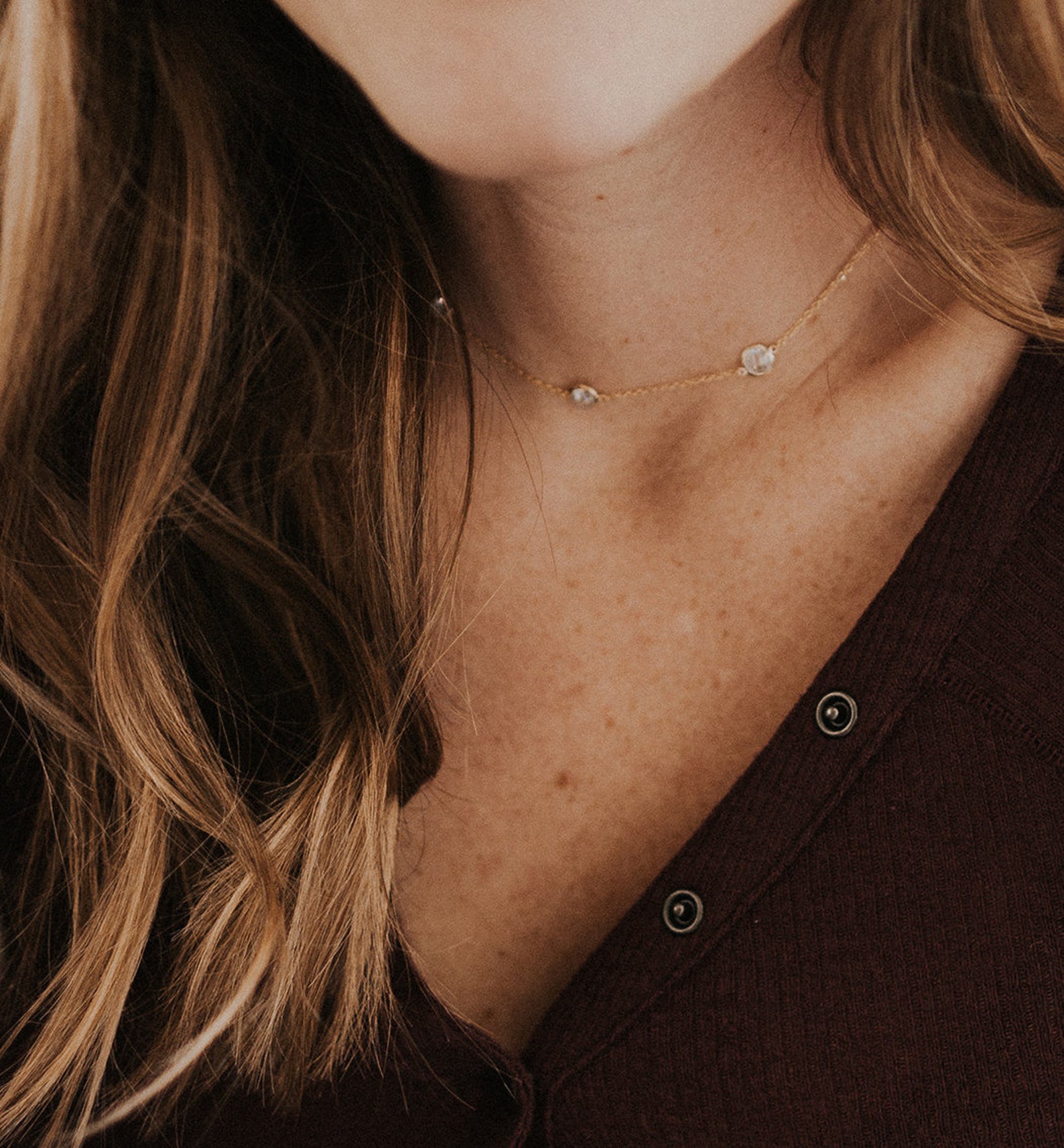 Choker Necklace Gold Choker Necklace Dainty Choker Layering | Etsy