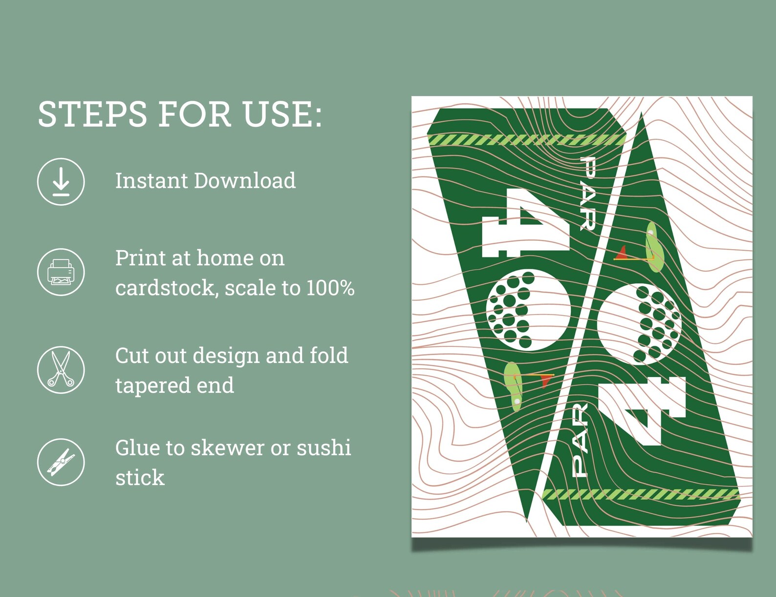 Fore-tee Par-tee Golf Flags Birthday Decor 40 Golfing Party - Etsy