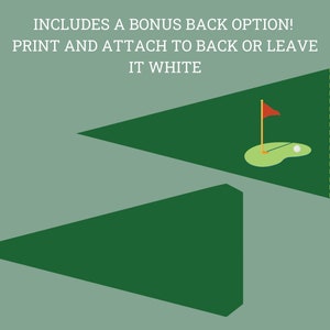 Golf Flag Centerpiece Printables, Par 1-20 (digital Download) - Etsy