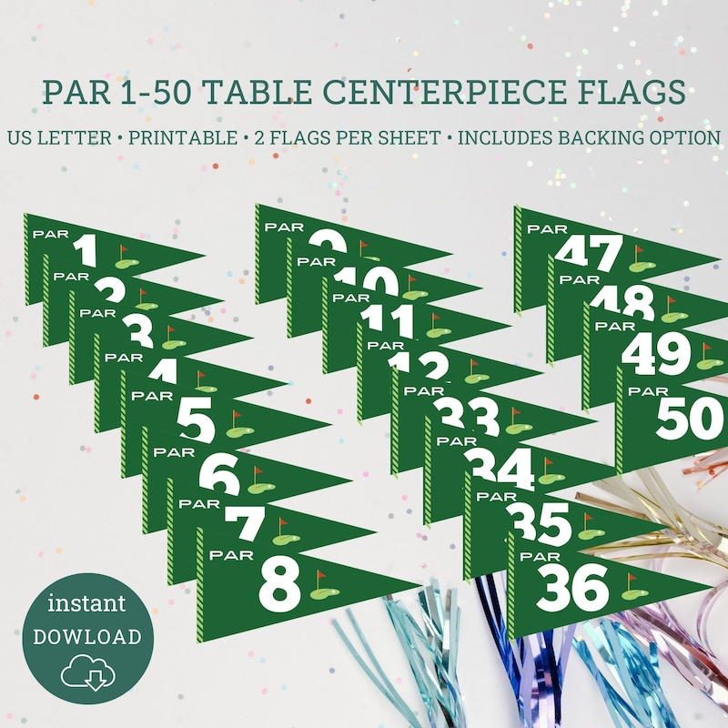 Golf Table Numbers - Etsy