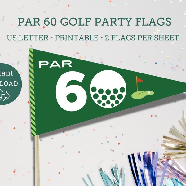 60th Birthday Party Golf Themed - Etsy